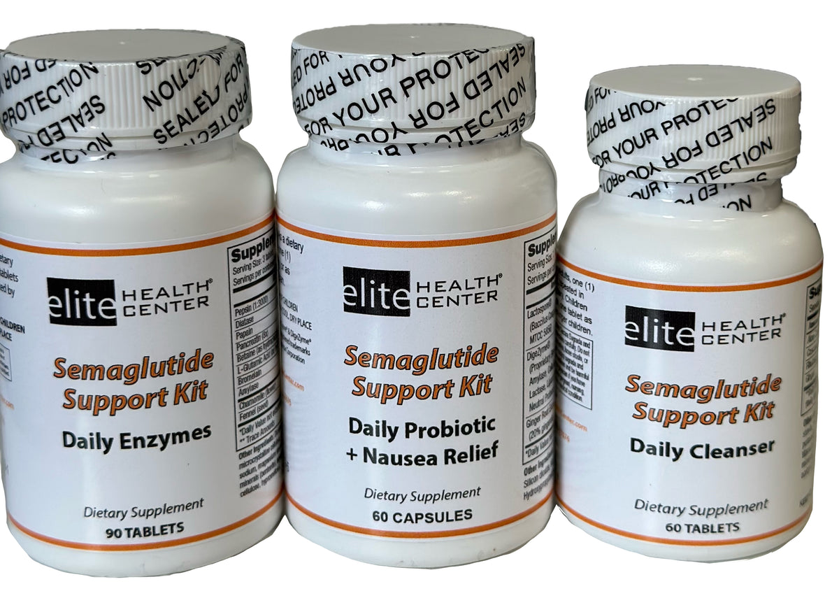 Elite Health Center- Semaglutide Support Kit- Bundle of 3 – Elite ...